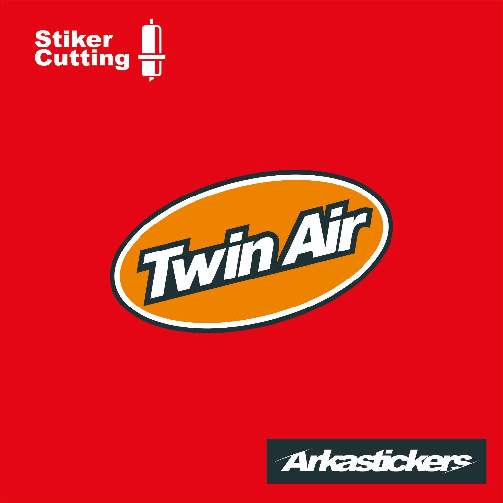 CAHAYA TWIN AIR Cutting Stickers for Motorcycles, Cars, Helmets, etc ...