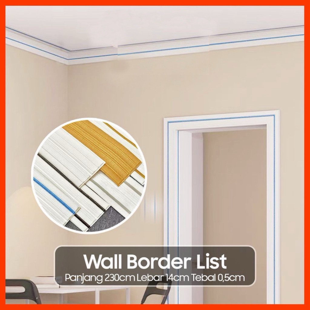 List of Foam Corner Wallpaper 3D Foam Wall List 2.3 Meters Wall Border ...