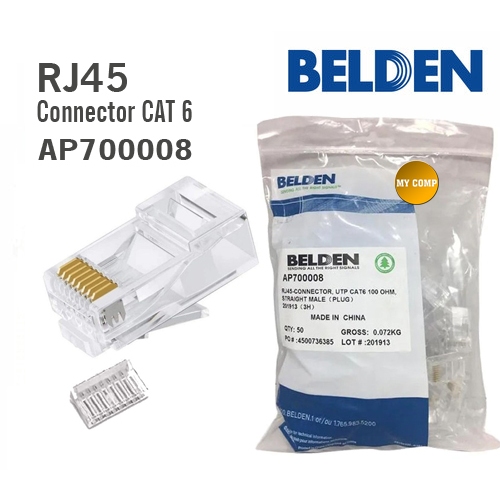 Belden AP RJ45 Cat6 Connector700008 Original Gigabit Cat 6 UTP ...