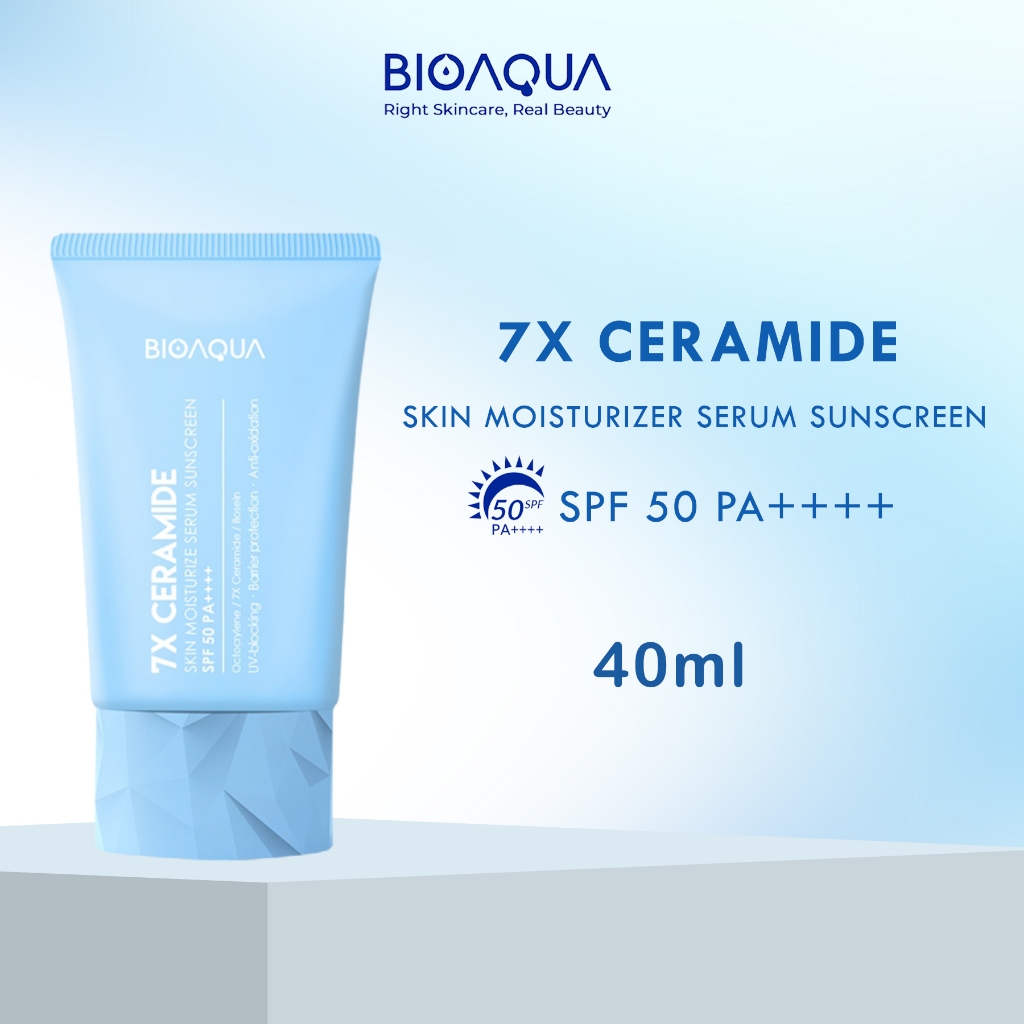 BIOAQUA 7X Ceramide Serum Sunscreen SPF 50 PA ++++ Sunscreen Gel ...