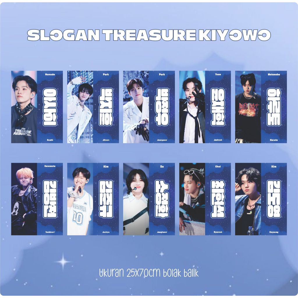 SLOGAN HAND BANNER TREASURE Cheering kit | Shopee Malaysia