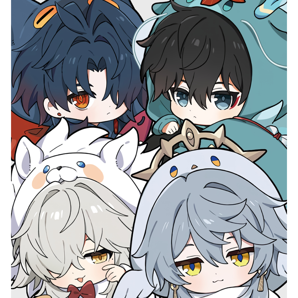 [HSR] Danheng Blade Jingyuan Sunday Chibi Acrylic Standee Phonestrap ...