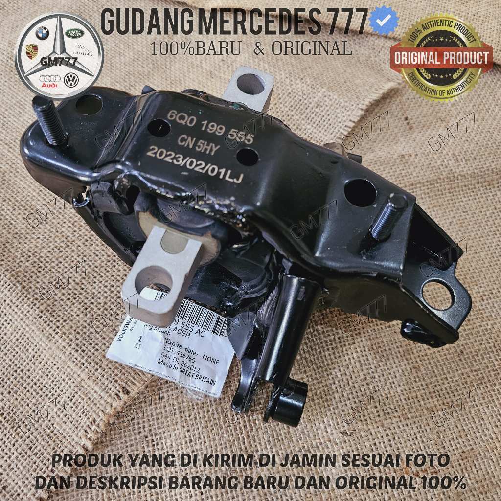 MESIN ENGINE MOUNTING PANGKON LEFT ENGINE VW POLO 1400CC ORIGINAL ...