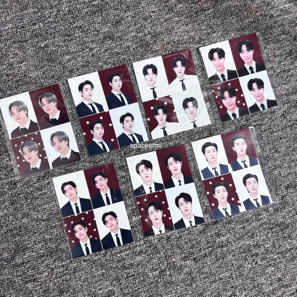 Sticker id - bts - id photo sticker - jungkook taehyung jin jimin rm ...