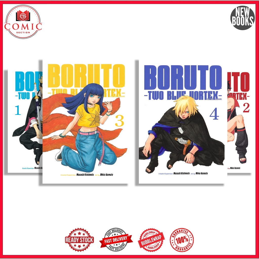 Boruto: Two Blue Vortex Manga Comic Book (4 book series) | Shopee Malaysia