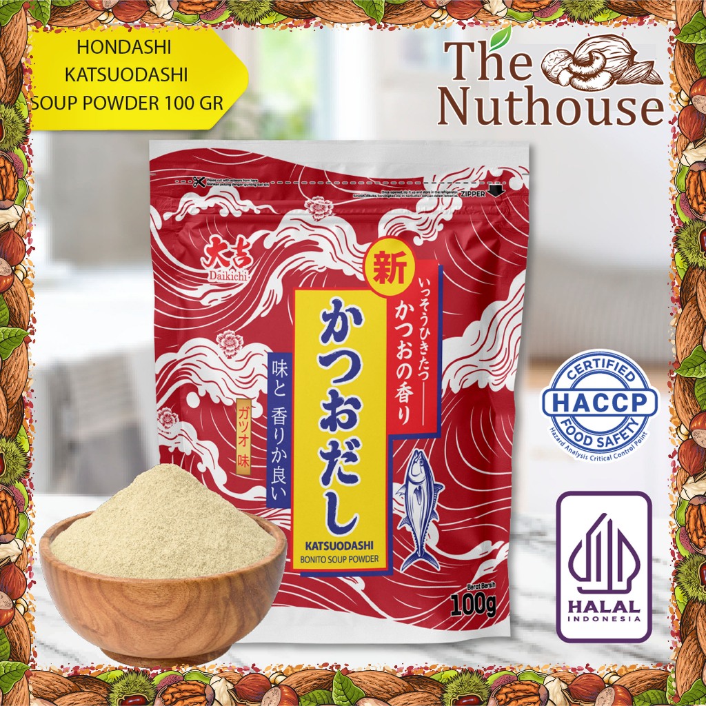 MERAH 100gr RED DAIKICHI KATSUOJASHI / BONITO SOUP POWDER / DRY BONITO ...