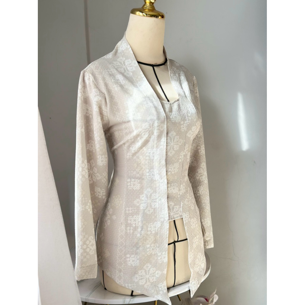 IRISH KEBAYA short kartini Balinese kebaya crinkle material borneo ...
