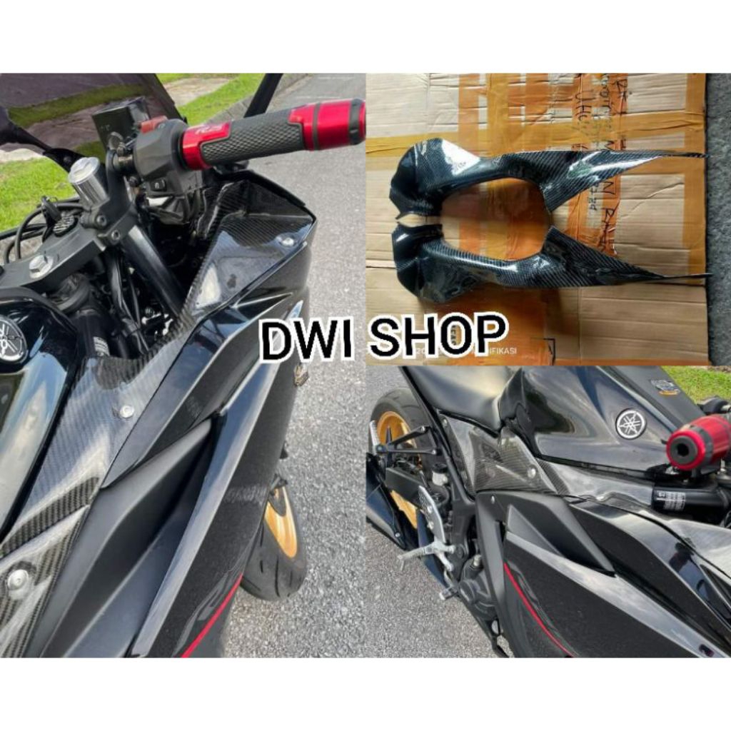 Yamaha R25 v1 Carbon Kevlar Dashboard Cover | Shopee Malaysia