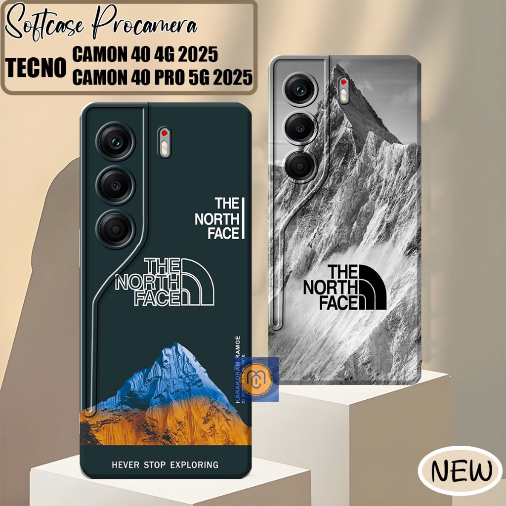 Case for Tecno Camon 40 4G / Tecno Camon 40 Pro 4G 2025 The North Face ...