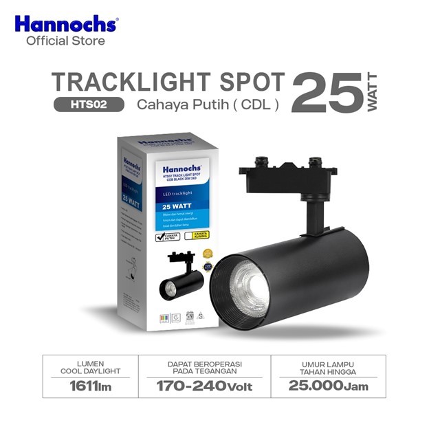 CAHAYA Hannochs LED Spotlight Projector Track Light HTS02 White 25W 24D ...