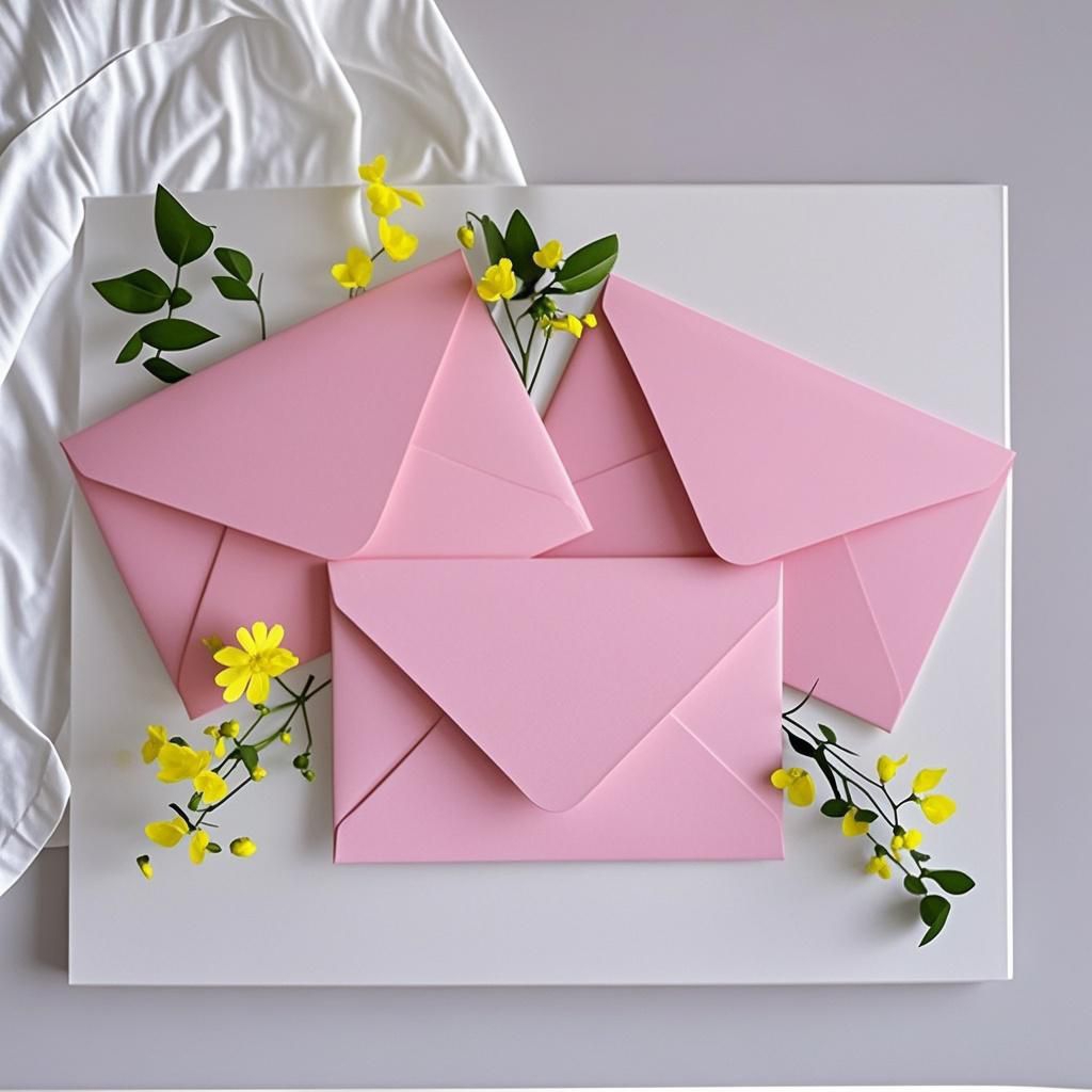 Pink Envelope A5 A6 A7 A8 Wedding envelope wedding invitation envelope ...