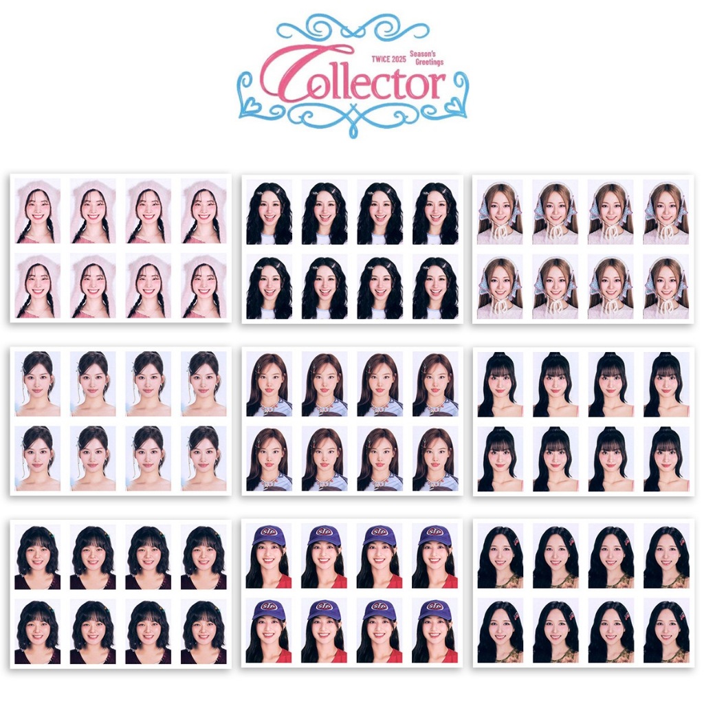 [kstuffind] (3) TWICE ID PHOTO PICTURE MEMBER TWICE ID PHOTO JIHYO ...