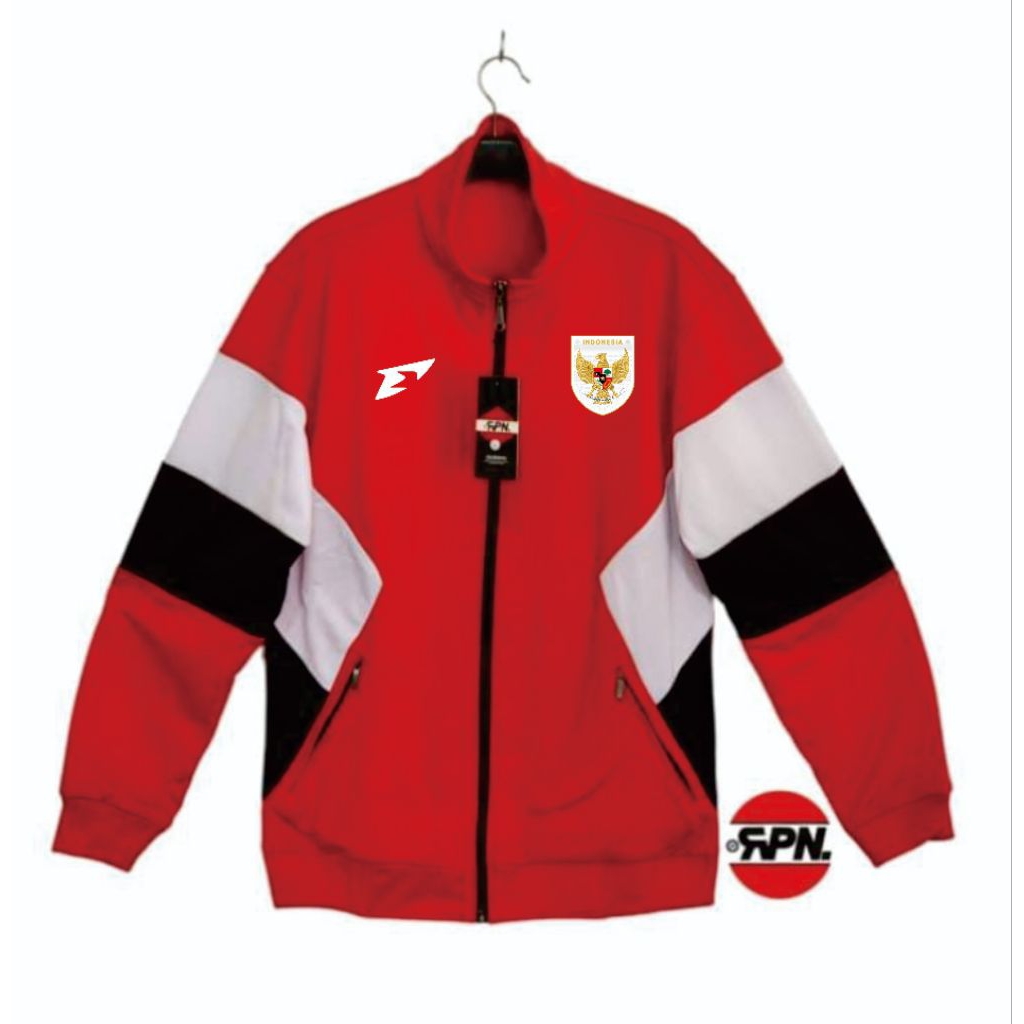 Indonesian national team Tracktop jacket 2025, latest Garuda logo, full ...