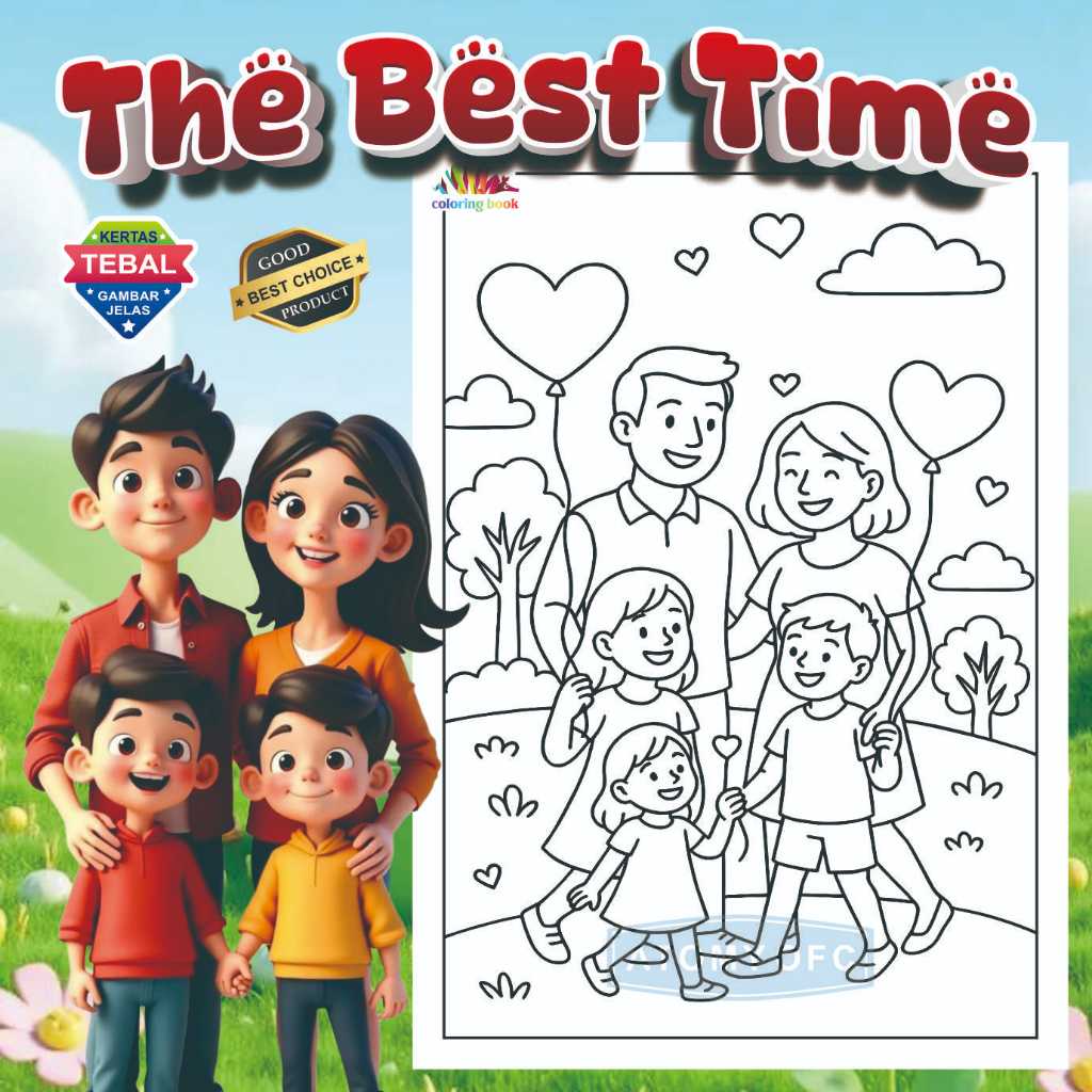 COLORING PAPER / COLORING / DRAWING PAPER / THE BEST TIME / COLORING ...