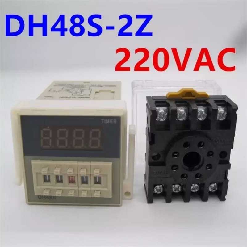 Digital Timer Relay On Delay 8 Pins SPDT DH48S-2Z 220v | Shopee Malaysia