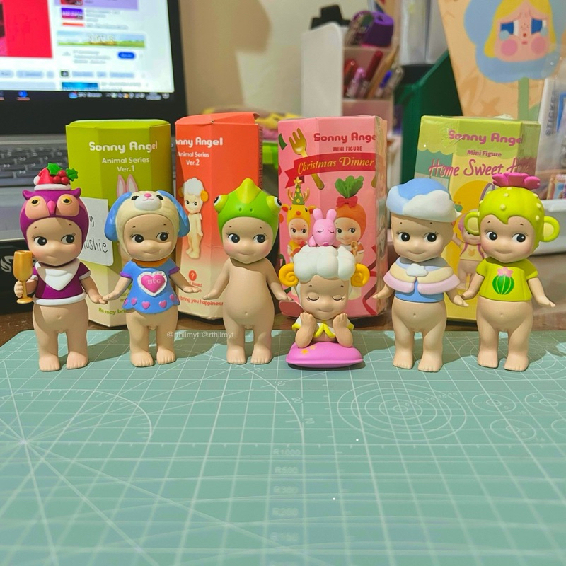 [read desk]sonny angel official animal series ver 2, christmas dinner ...