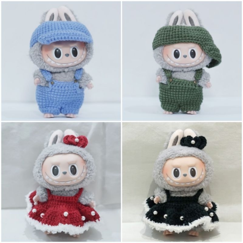 Labubu Outfit Labubu Dress for Labubu V1/V2 Labubu Knitted Clothes ...