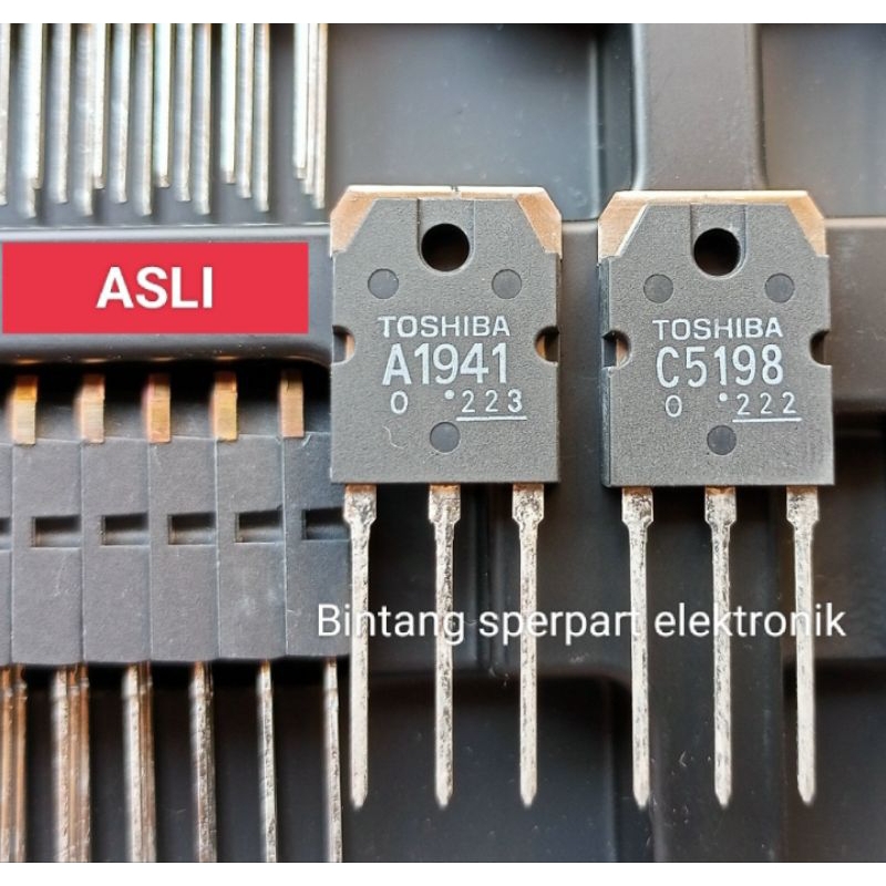 TRANSISTOR C5198 A1941 ORIGINAL (ONE SET) ORIGINAL JAPAN TRANSISTOR ...
