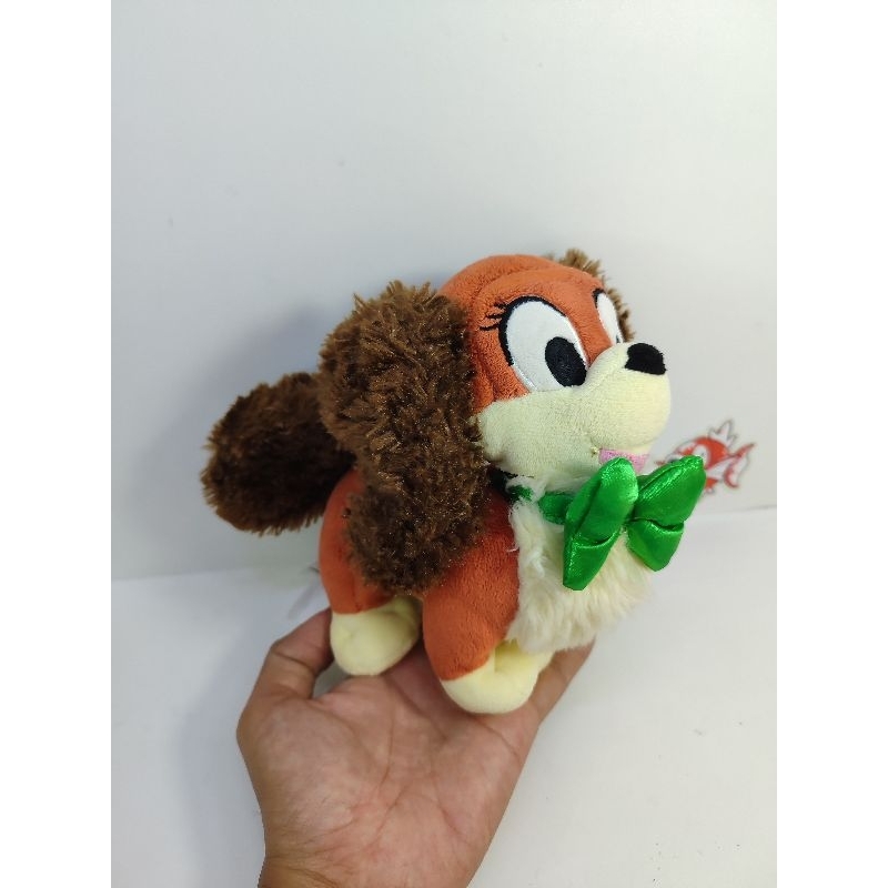 Mickey mouse dog fifi pee dog doll original Disney lady tramp | Shopee ...