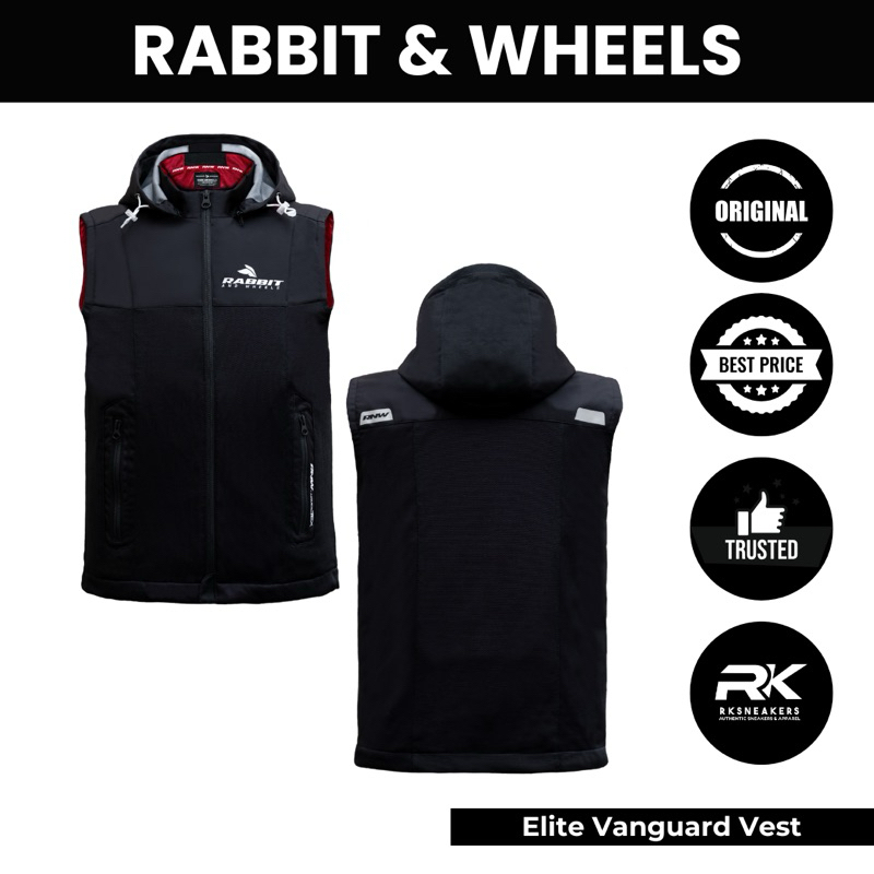 Rabbit & Wheels Elite Vanguard Vest (Chest & Back Protector) 100% ...
