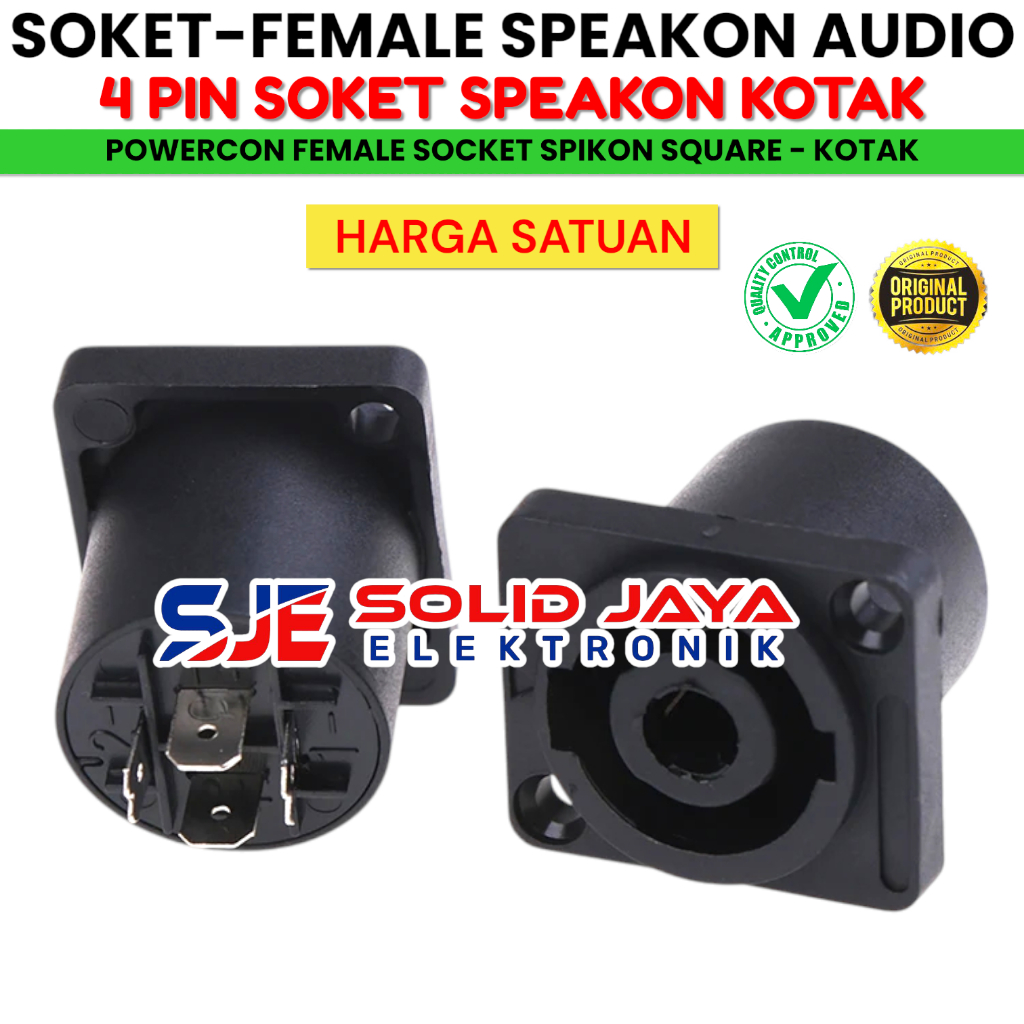 STANDARD BOX SPIKON SOCKET STANDARD SPIKON SPEAKON SPICON FEMALE ...