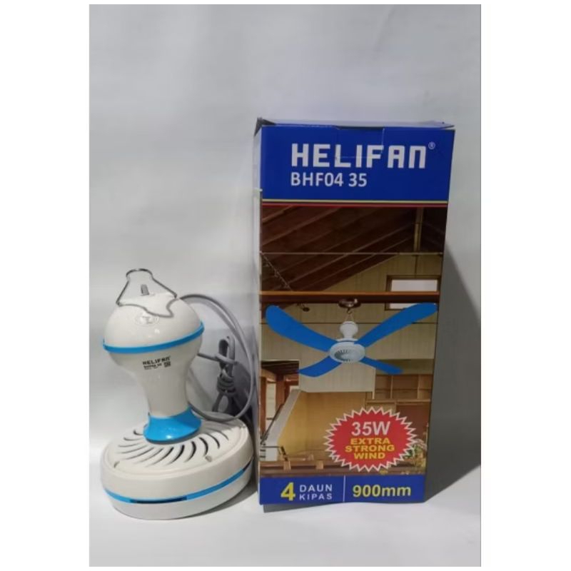 Hanging Fan - Helifan 35W 4 Fan Leaves | Shopee Malaysia
