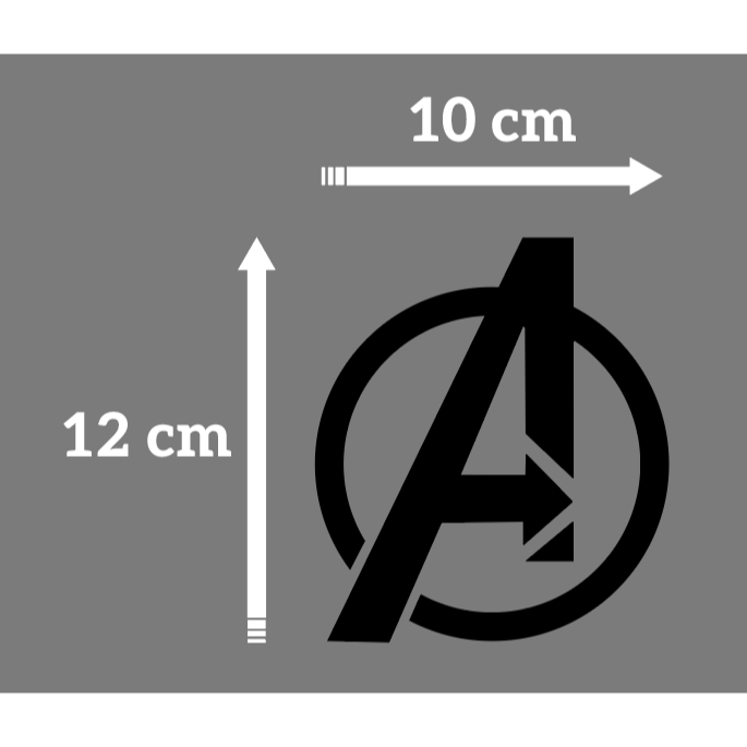 Avenger LOGO STICKER CUTTING | Shopee Malaysia