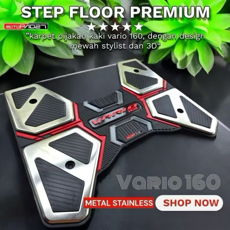 Vario 160 Footrest Carpet Vario 160 Footrest Mat Vario 160 2022 2023 ...