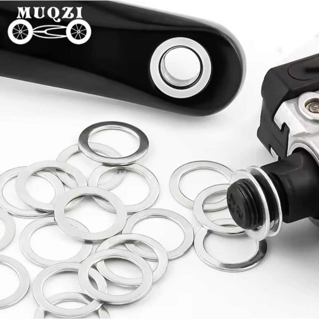 As Ring Crank Arm Bicycle Pedal Steel Material Gasket Spacer Pedal ...