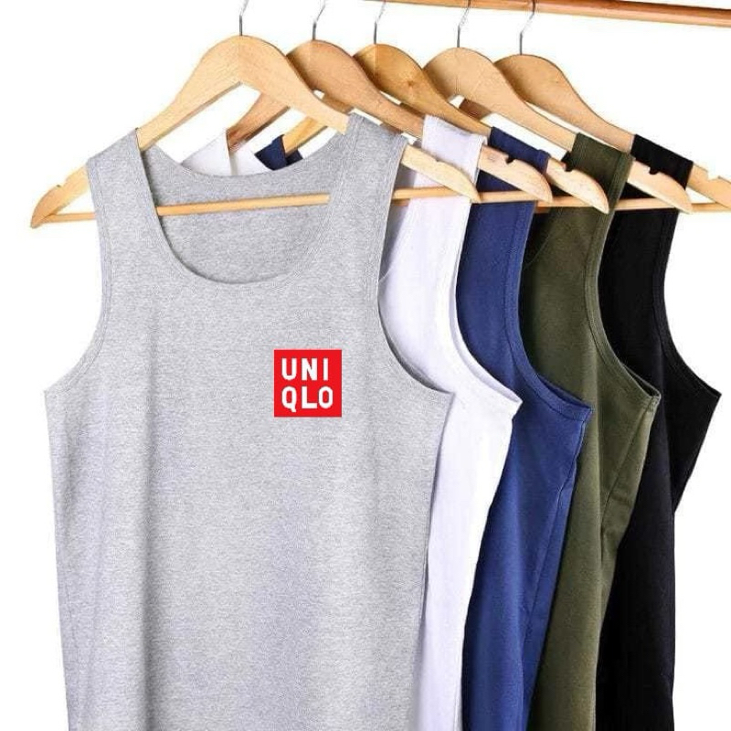 Uni adult singlet t-shirt, men's top, fashion men's clothing | Shopee ...