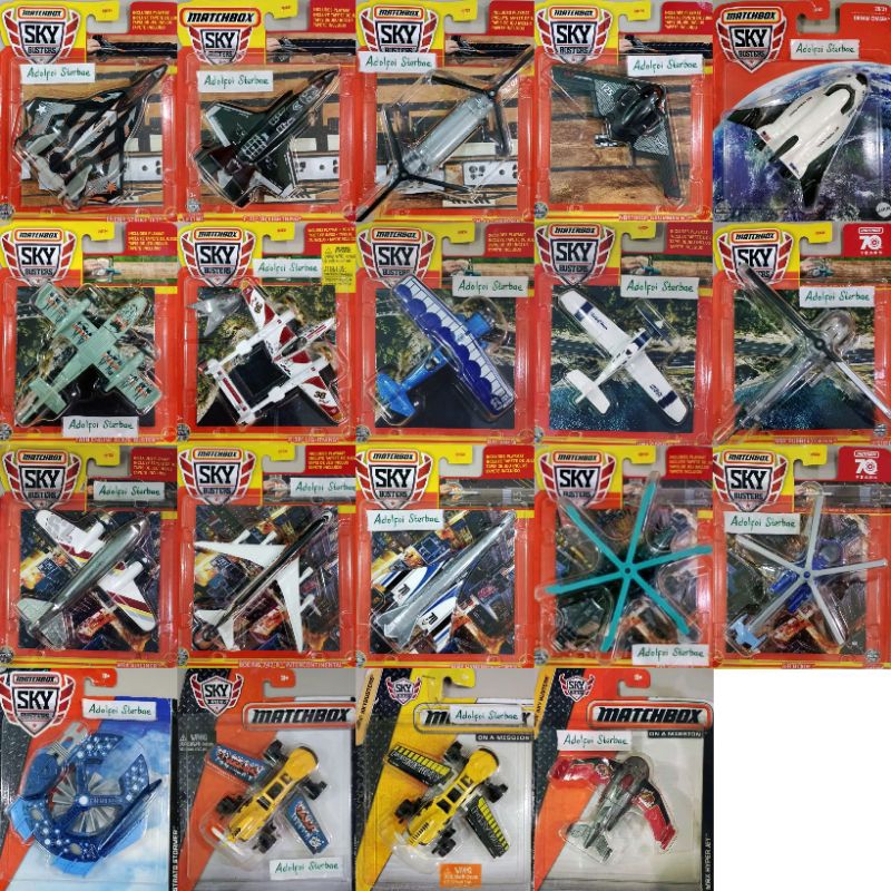 Matchbox sky busters enemy strike ch47 chinook northrop grumman b2 ...