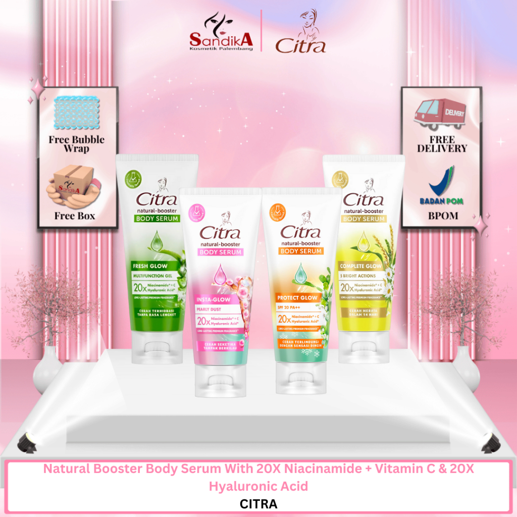 Citra Natural Booster Body Serum with 20X Niacinamide + Vitamin C & 20X ...