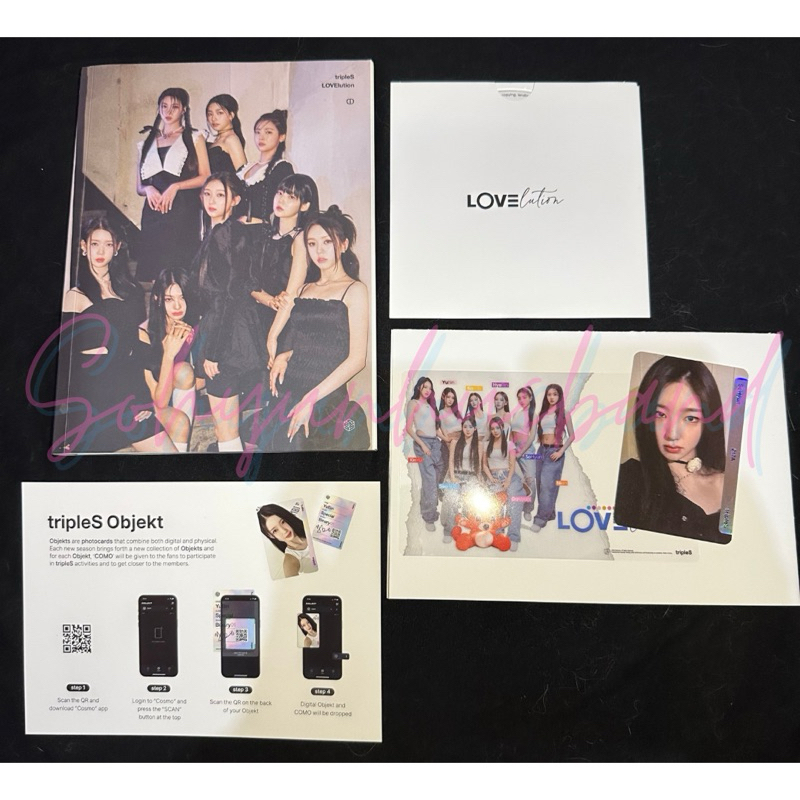 Official tripleS LOVElution Album + Sohyun B217 Object Photocard ...