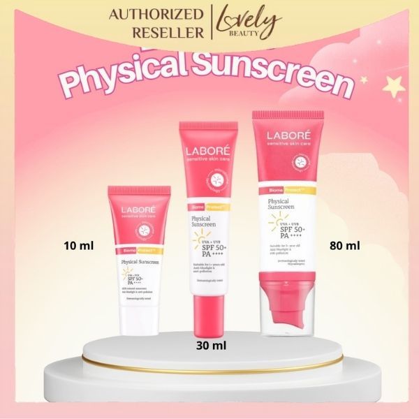 Labore PHSICAL SUNSCREEN SPF 50+ 30ML & 10 ML | Shopee Malaysia