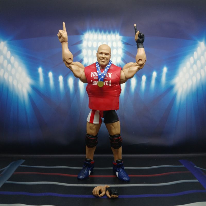 Wwe MATTEL ELITE NETWORK SPOTLIGHT KURT ANGLE VERY RARE | Shopee Malaysia