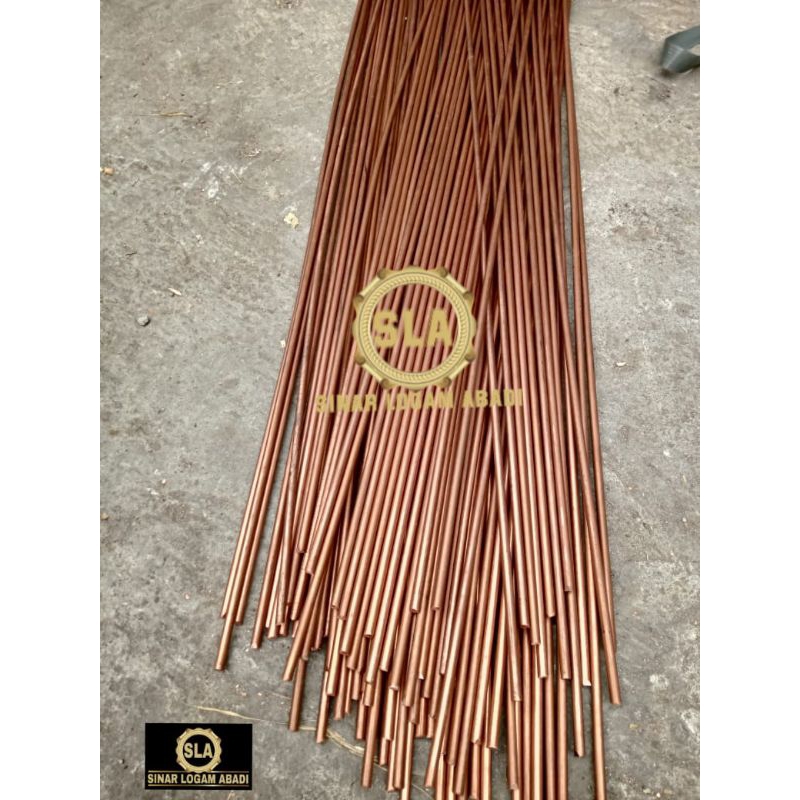 Pure copper axle / Grounding rood 10mm x 1000mm | Shopee Malaysia
