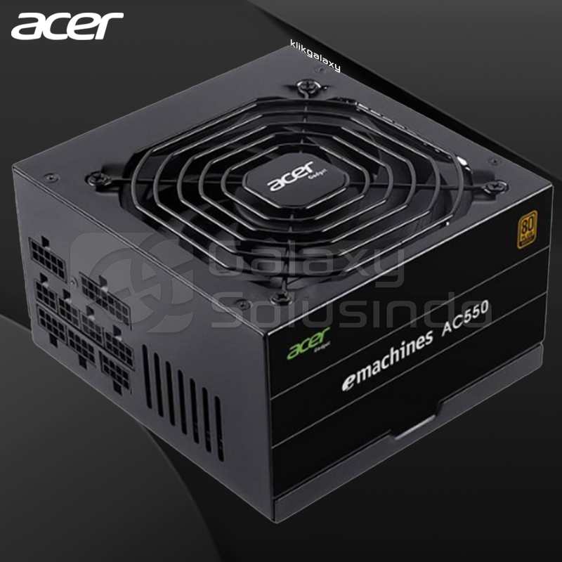 ACER eMachines AC550 550Watt 80 Plus Bronze Full Modular Power Supply ...