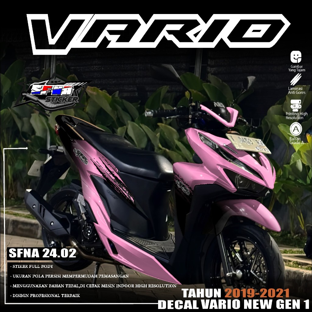 Newest STICKER Decal Full Body Vario 125/150 New Full Body Gradation ...