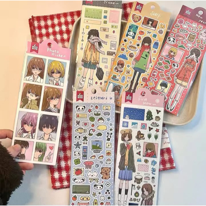 Waka Waka aesthetic anime girl deco Sticker | Shopee Malaysia