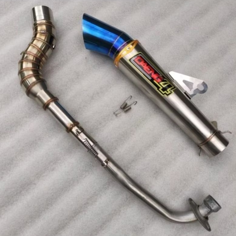 Daeng sai4 Pipe canister conical open specs exhaust Pipe for Wave 125 ...