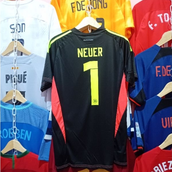 Go GERMAN GK FOOTBALL JERSEY 2024 2025 NEUER 1 | Shopee Malaysia