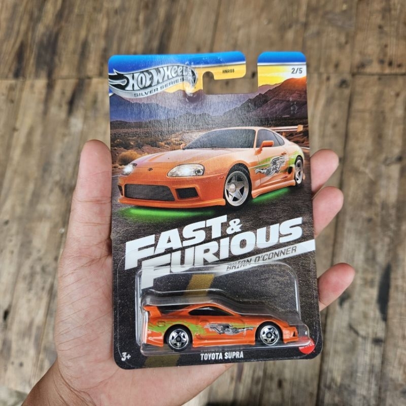 HOT WHEELS FF Supra Oren Brian O'Conner Fast And Furious Toyota Supra ...