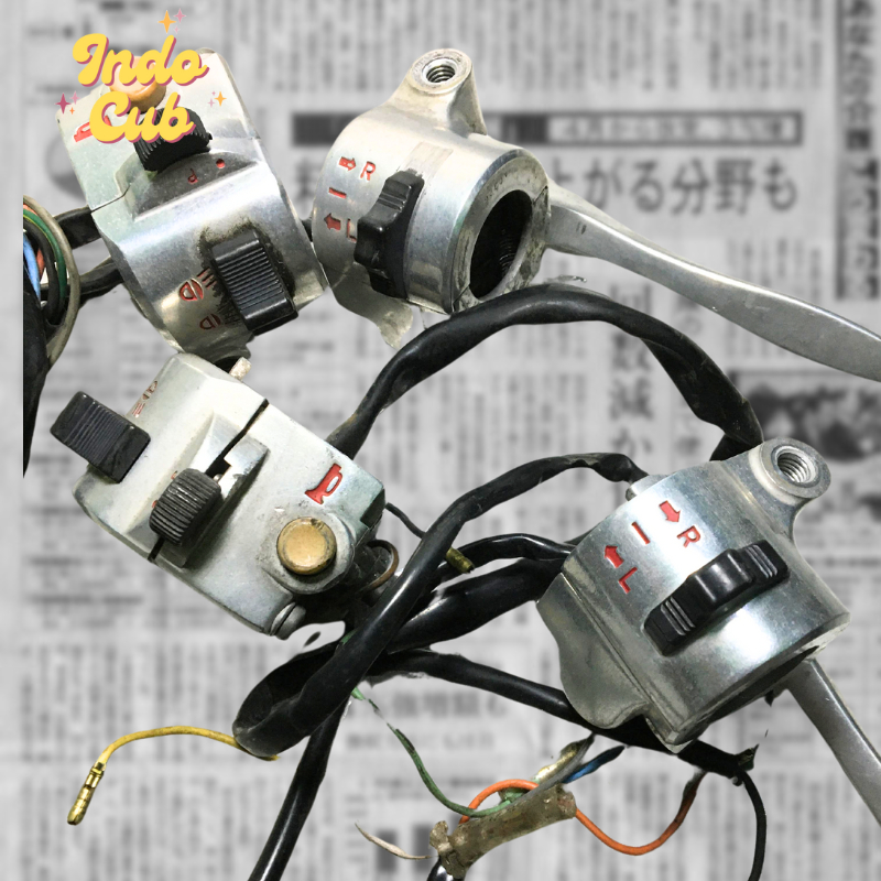 Honda Press Cub 50 / Little Cub 50 Engkel Switch Holder Set Left Right ...