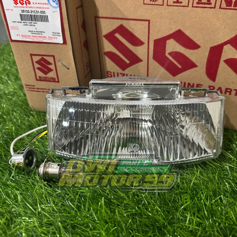 Front LIGHT BULB MIKA SET FRONT LIGHT REFLECTOR FOR SUZUKI SATRIA 2 TAK ...