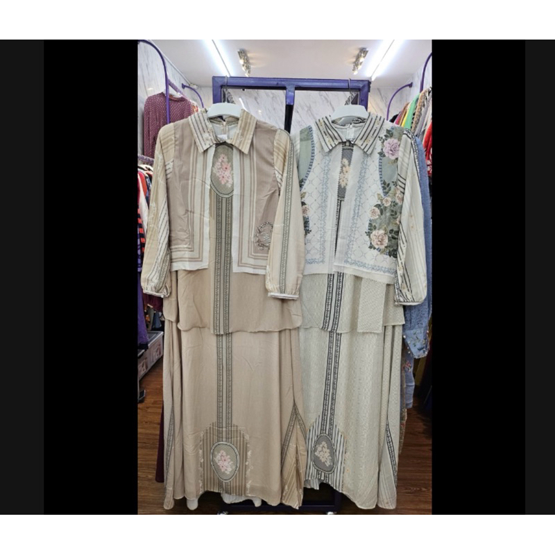 Gamis HARI RAYA PESONA OMG | Shopee Malaysia