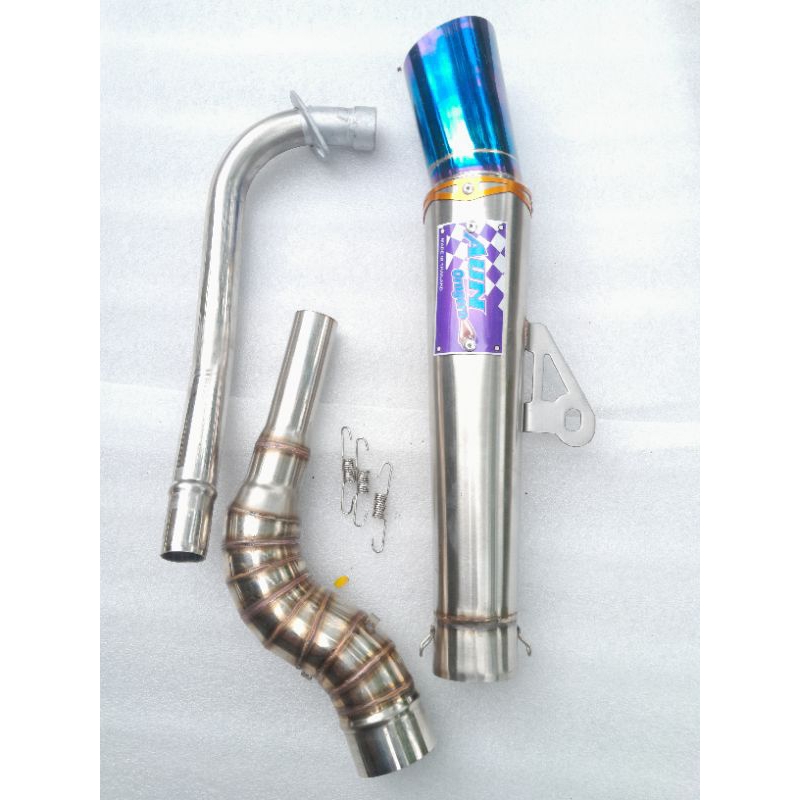 Aun Pipe canister contour open specs exhaust Pipe for Wave 125 Xrm 110/ ...