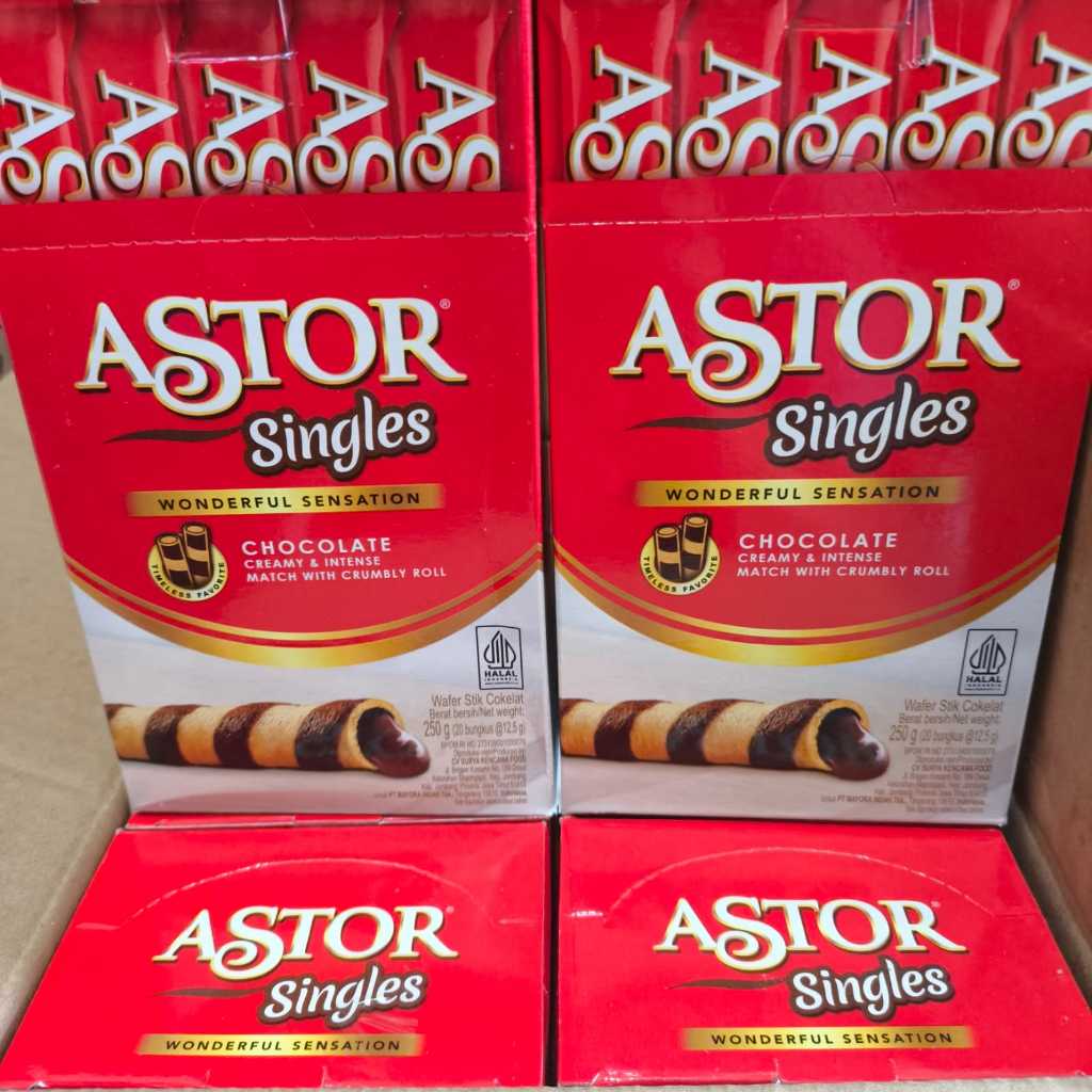 Astor Singles Wafer Stick Chocolate 1 Box (20 Pcs) | Shopee Malaysia