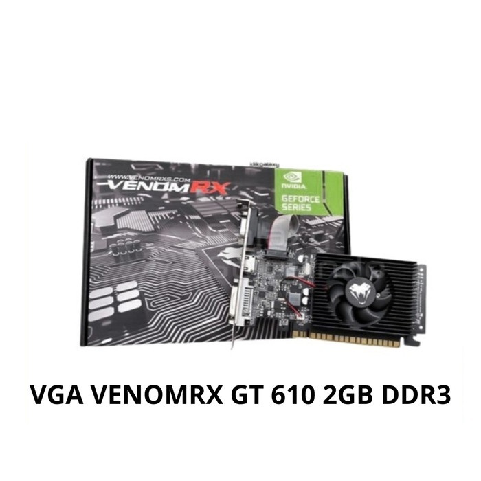 Venomrx VGA Card Nvidia GeForce GT610 2GB DDR3 64 Bit | Shopee Malaysia