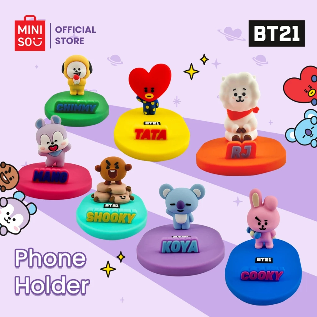 Miniso x BT21 Collection Phone Holder Ipad Phone Holder Stand Tablet ...