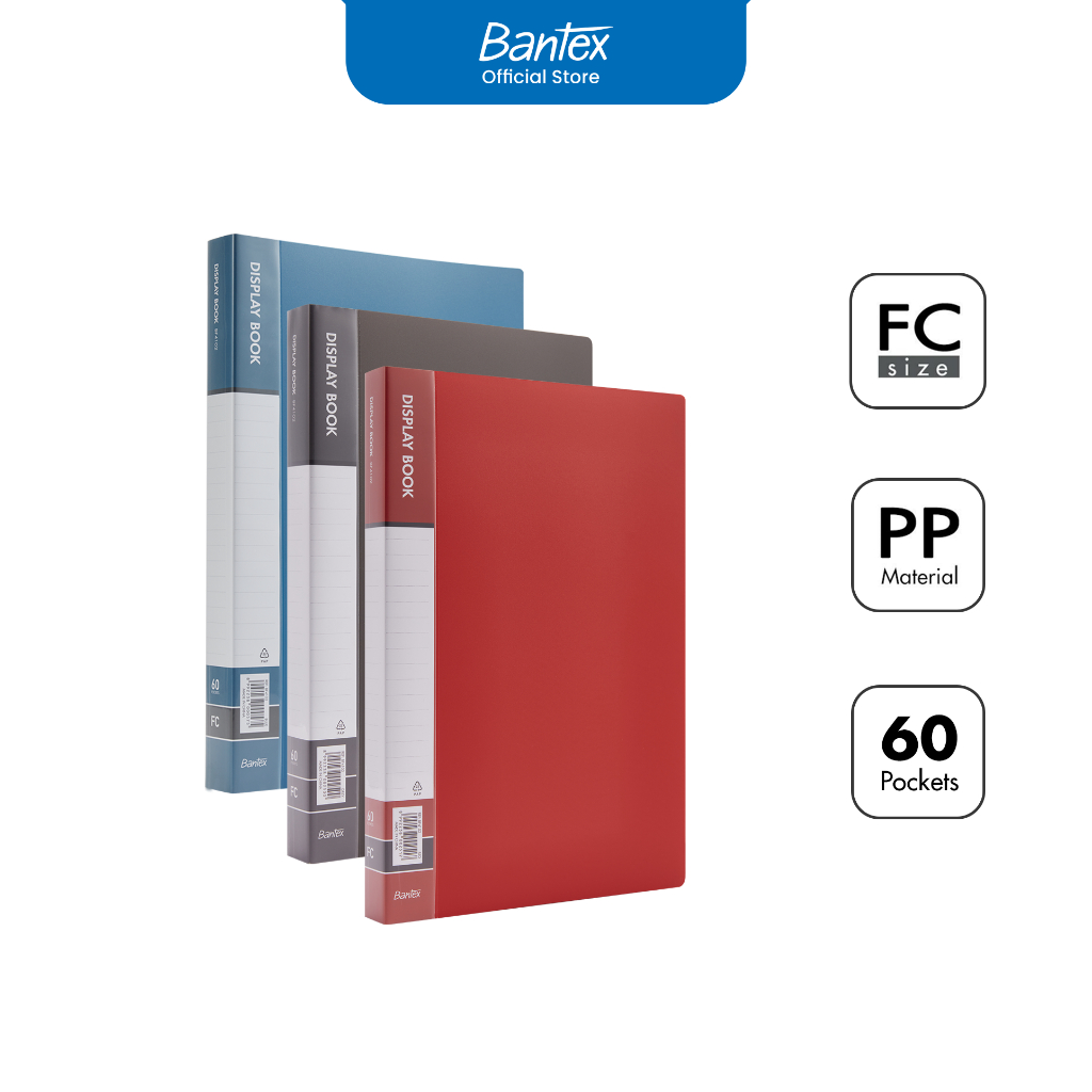 Bantex Display Book Folio / File Folder Document PP Material Contains ...